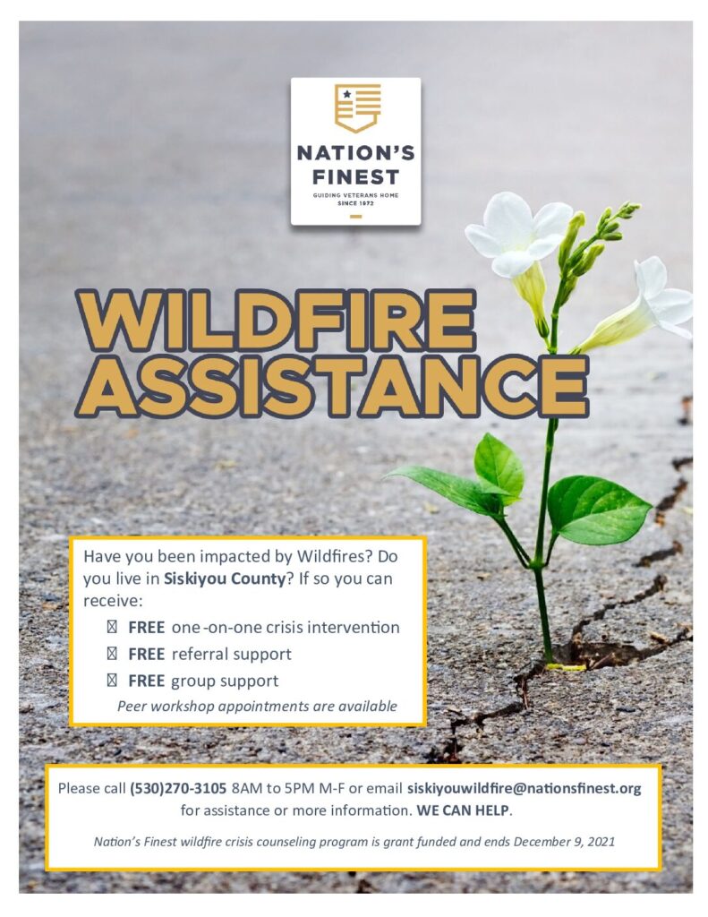 Wildfire Assistance – Town of Fort Jones, Siskiyou County, CA