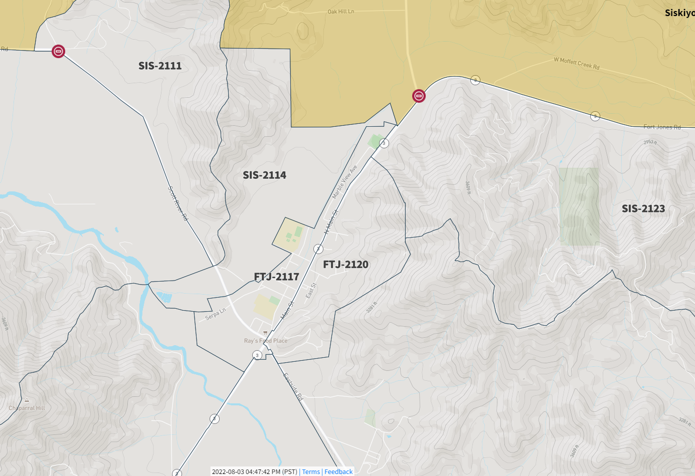 Evacuation Status Lowered To Alert – Town of Fort Jones, Siskiyou ...